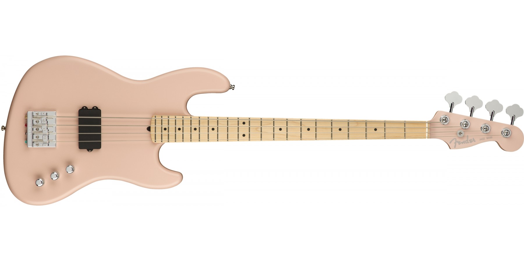 Fender Flea Signature Active Jazz Bass Satin Shell Pink Uk